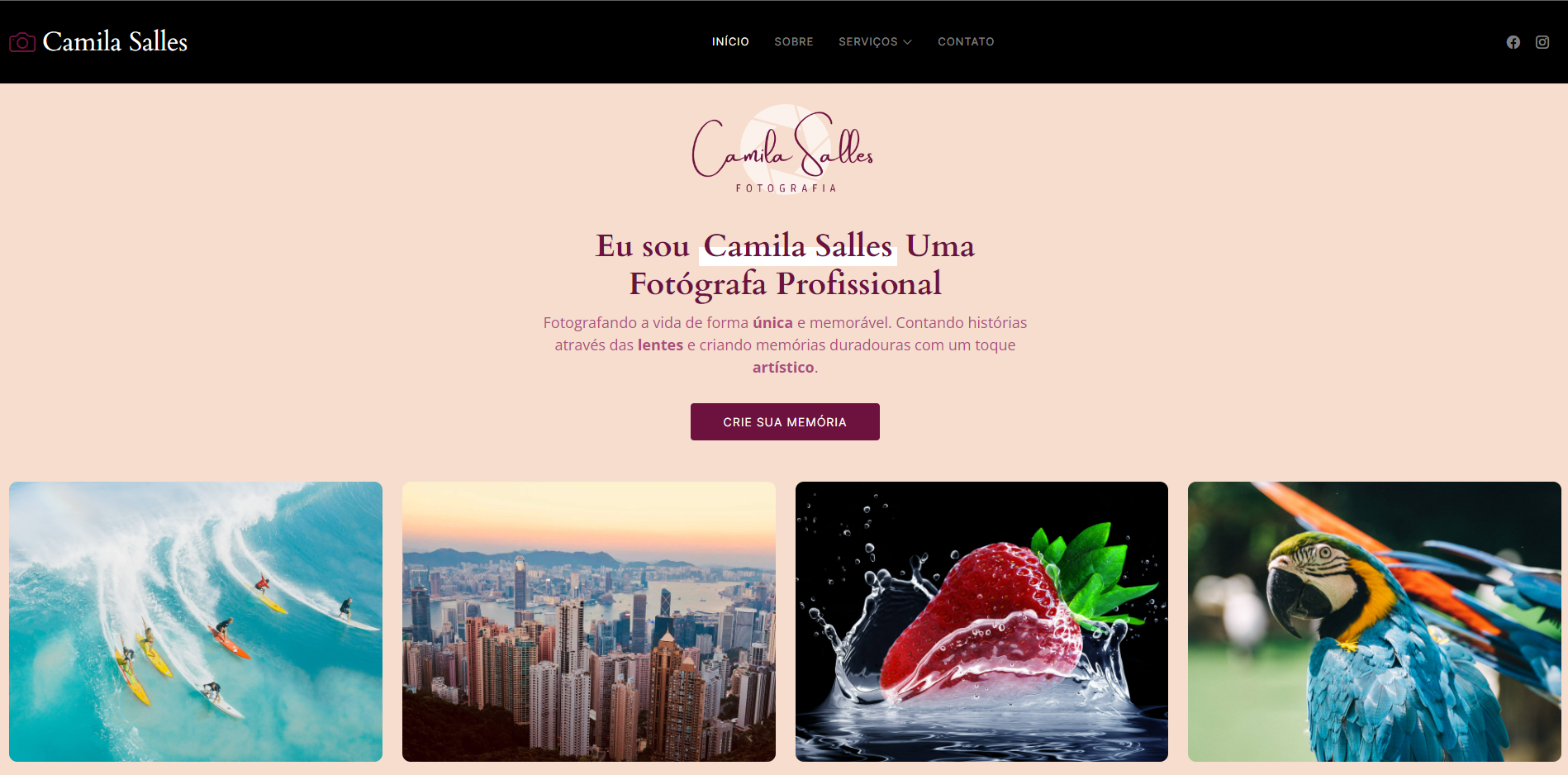 GitHub - briangonc/portfolio-camilasalles: Portfolio de Fotografia - Camila Salles