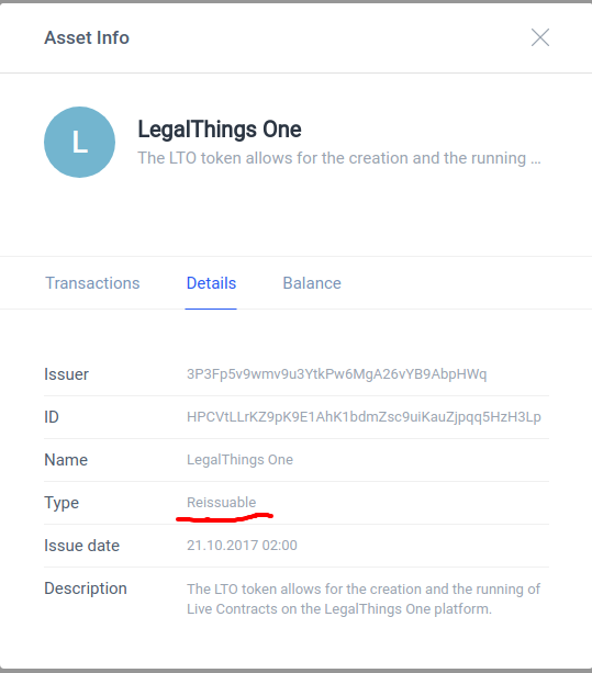 Non-reissuable token incorrectly marked as reissuable · Issue #491 · wavesplatform/WavesGUI · GitHub