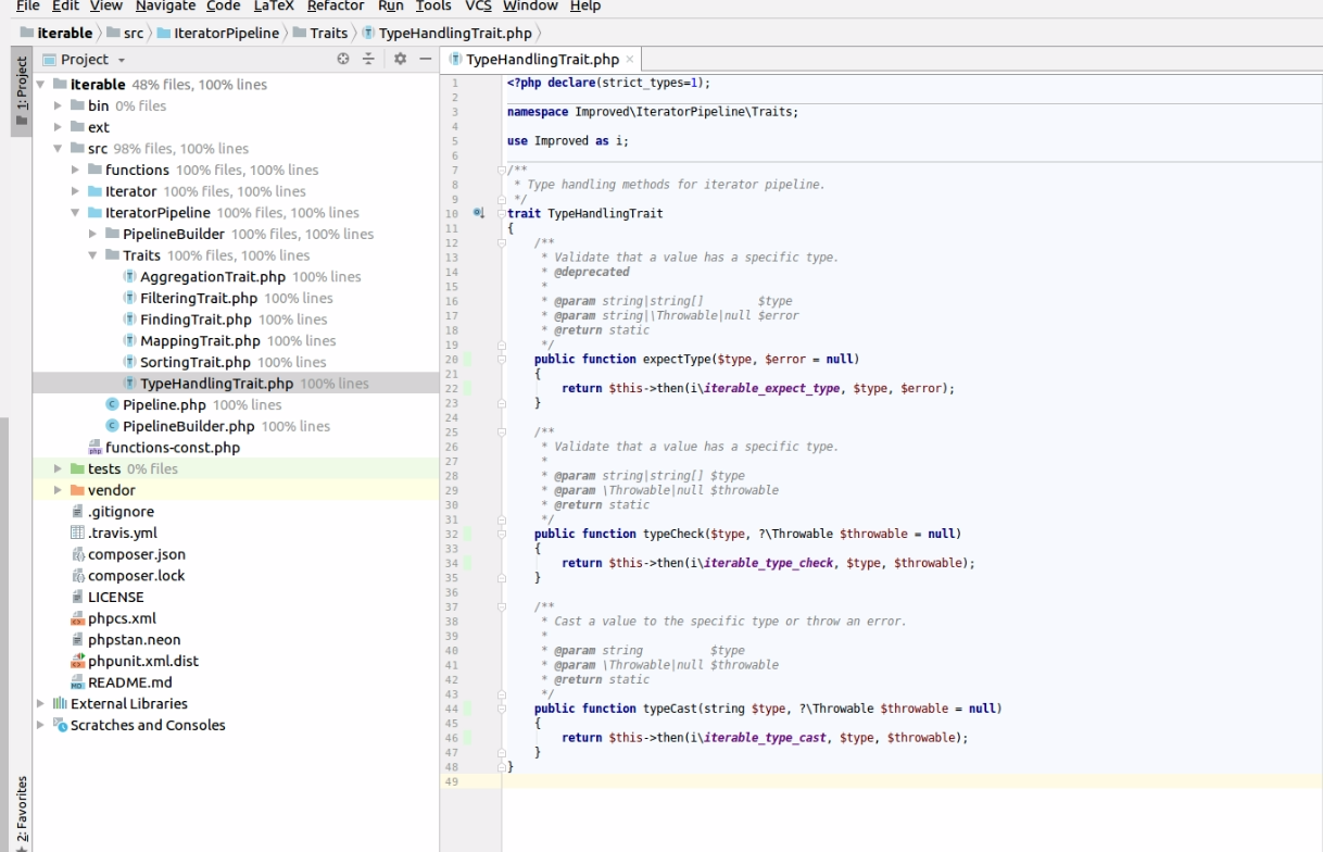 phpDoc type hints don't work in traits · Issue #1294 · phpstan/phpstan · GitHub