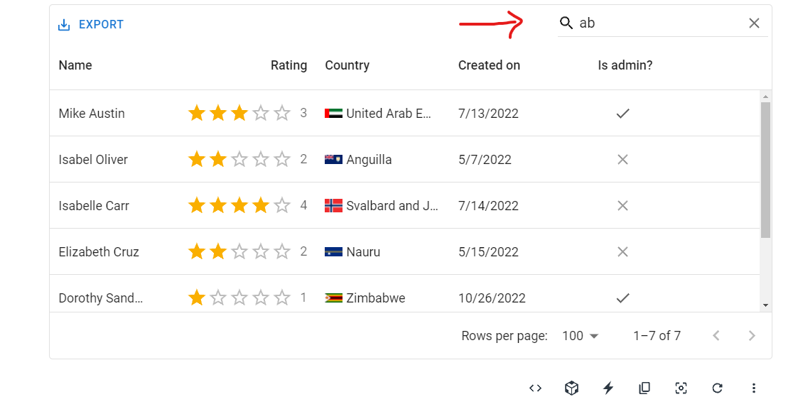 [data grid][question] Is it possible to make the GridToolbarQuickFilter textbox outlined ...