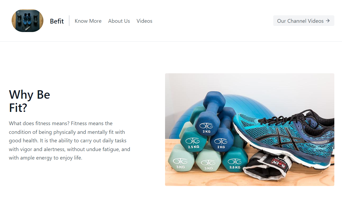 GitHub - audioable/Be-Fit: A fitness app with responsive featues ...