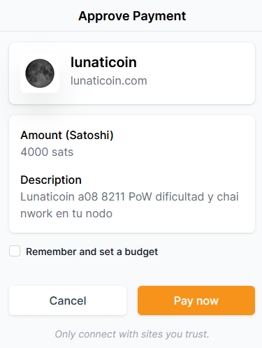 Display fiat amount in payment confirmation · Issue #1306 · getAlby ...
