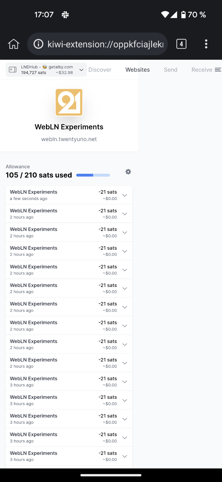 📲 Improve responsiveness · Issue #1950 · getAlby/lightning-browser-extension · GitHub
