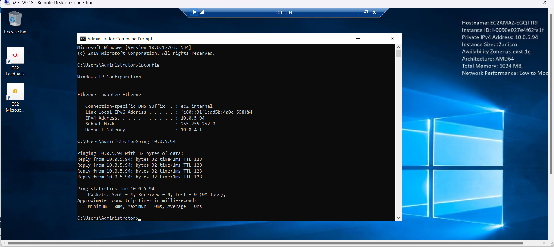 GitHub - dharmaraj257/Create-a-two-aws-instance-and-Communicate-each-other-Using-ping-command ...