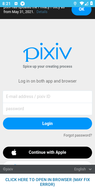 Login page refreshes to the main page after device rotation · Issue #60 · ultranity/Pix-EzViewer ...