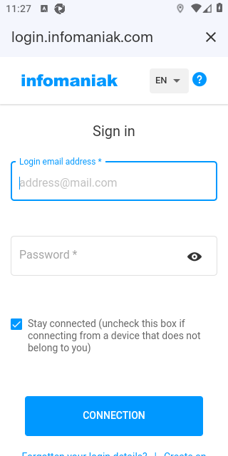 Login webview refreshes content after rotation · Issue #620 · Infomaniak/android-kDrive · GitHub