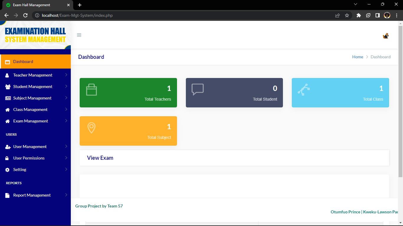 GitHub - PrinceStiles/MINI-PROJECT-EXAM-HALL-MANAGEMENT-SYSTEM