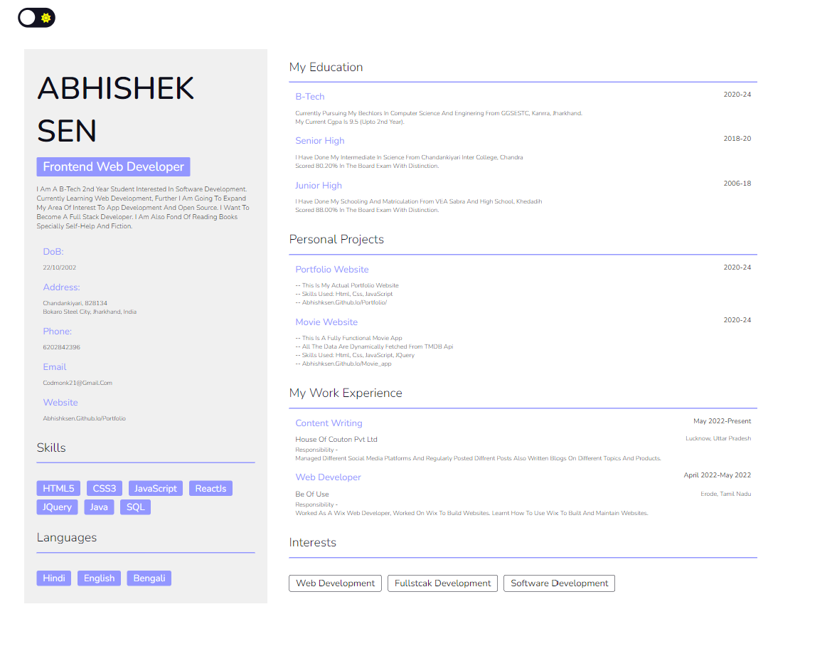GitHub - abhishksen/digital_resume: this is my digital resume