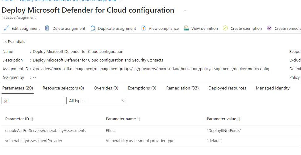MDFC VM Vulnerability Scanner Policy Issues · Issue #1439 · Azure/Enterprise-Scale · GitHub