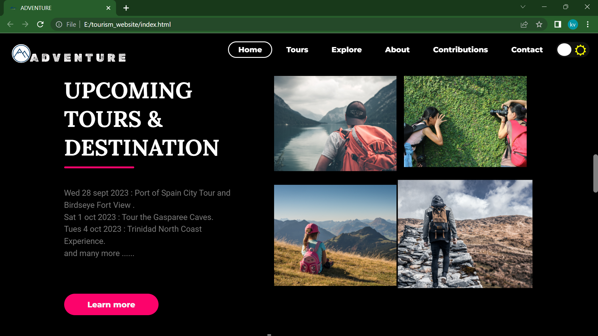 Github Vedantkonatourism Website 
