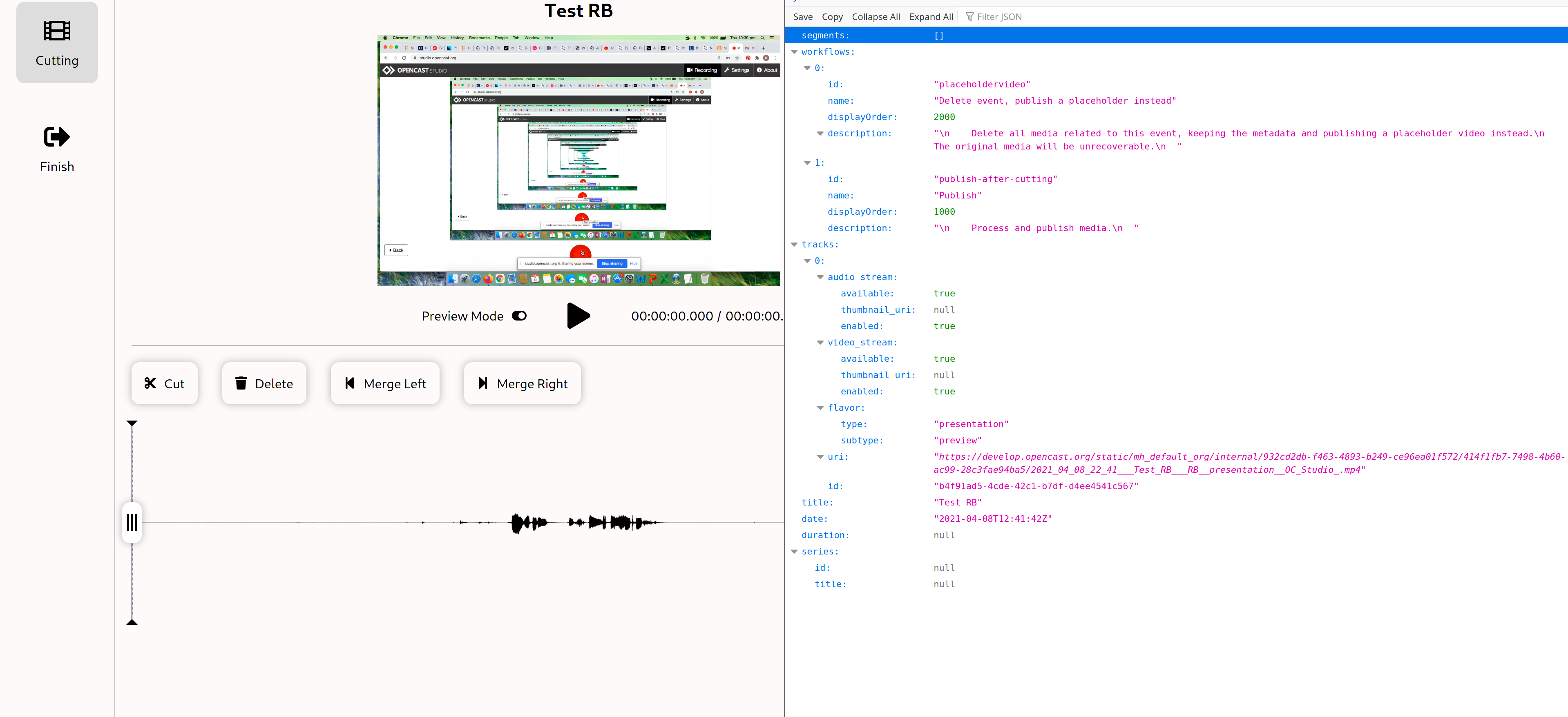 Broken scrubber if there are no segments · Issue #253 · opencast/opencast-editor · GitHub