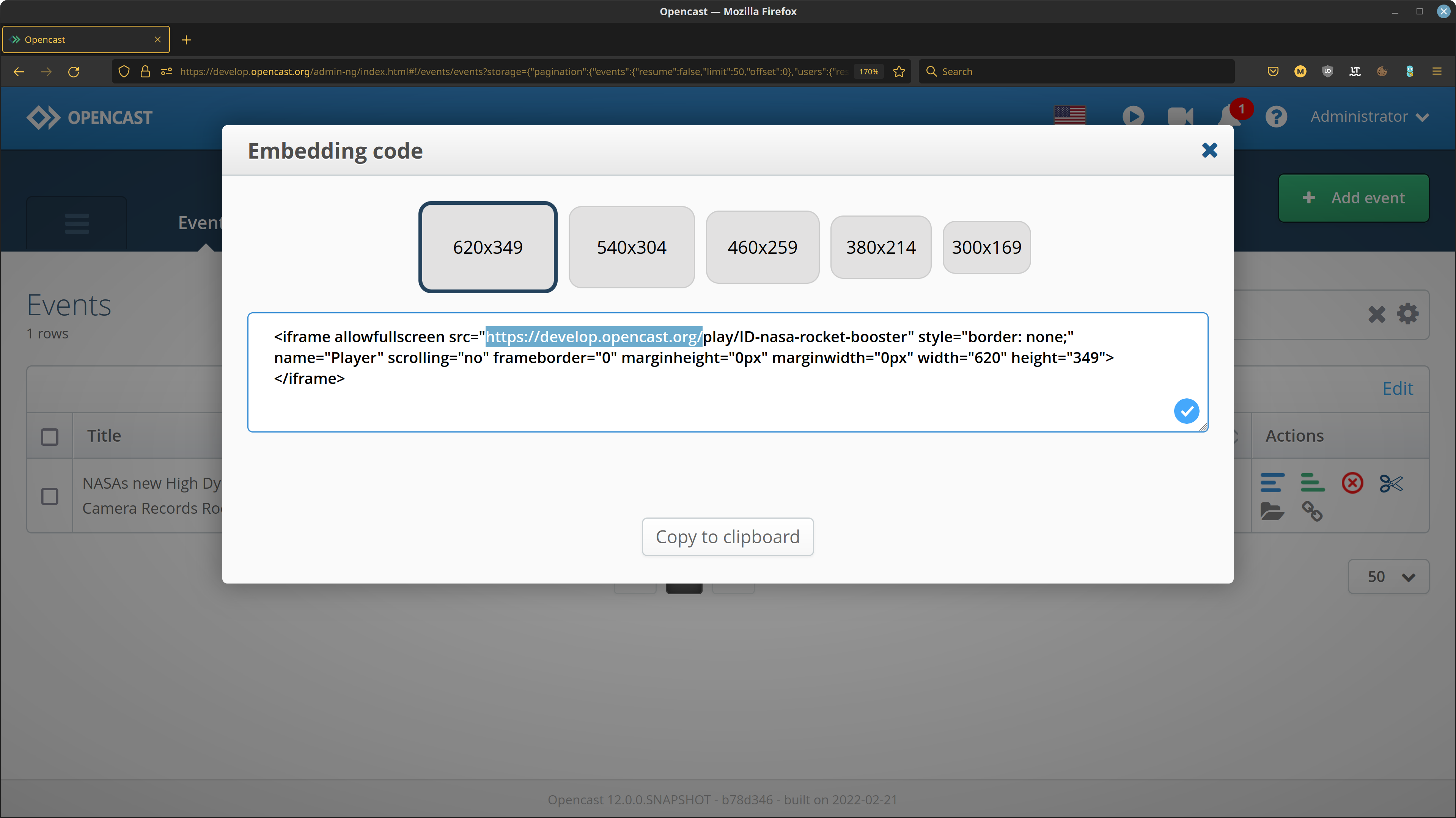Embedding codes default to localhost if config option is not set · Issue #2883 · opencast ...