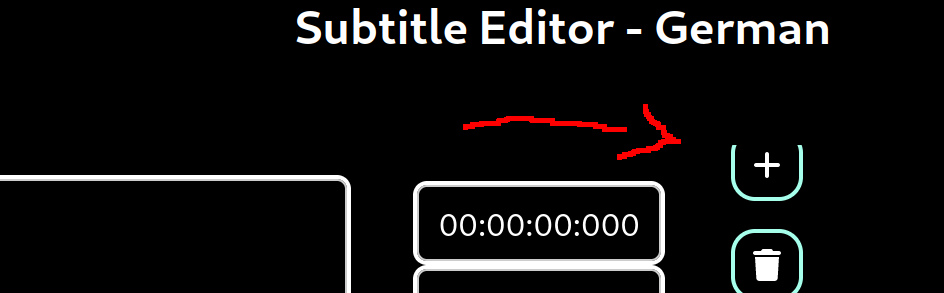 Add Subtitle Segment Button Half Hidden · Issue 857 · Opencast Opencast Editor · Github