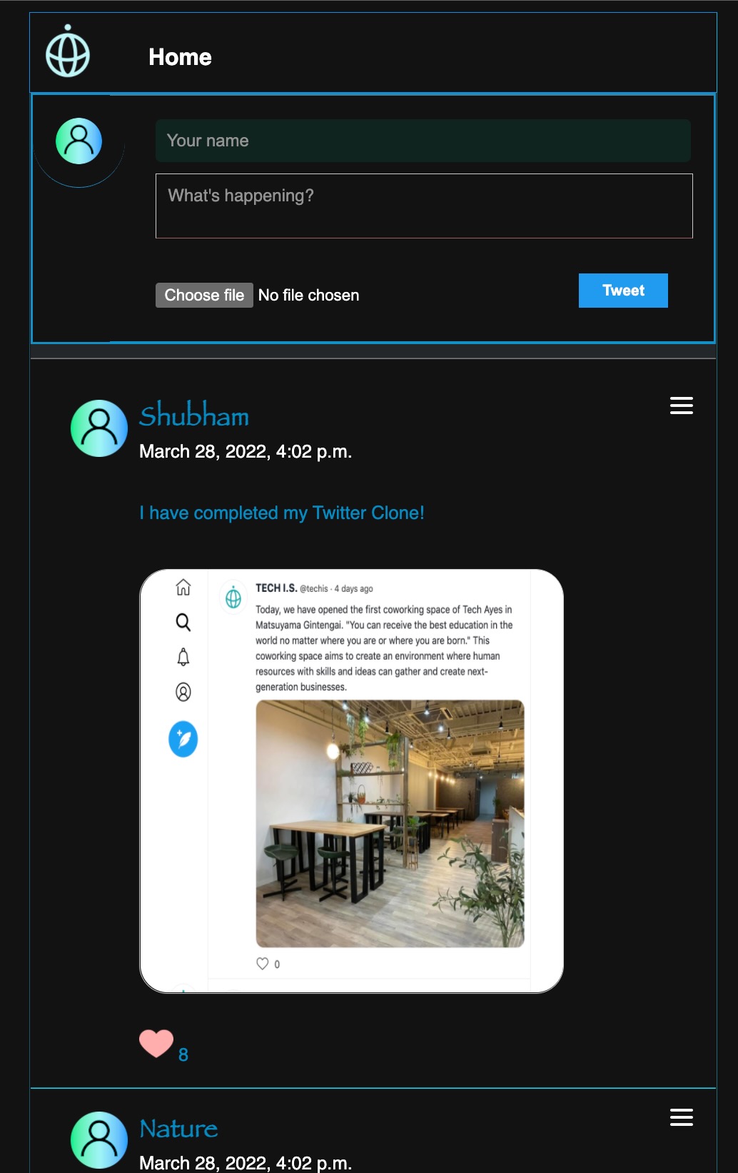 GitHub - tonymag42/twitterclone