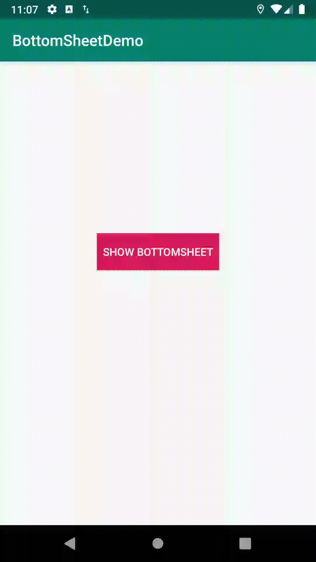 GitHub - hanselgunawan/BottomSheetDialogFragment