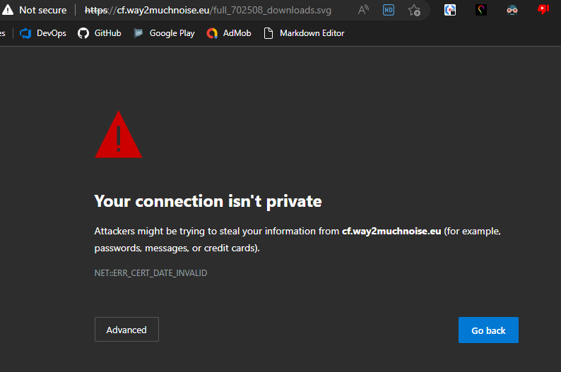 Website certificate expired · Issue #45 · way2muchnoise/CurseForgeBadge-Unofficial · GitHub