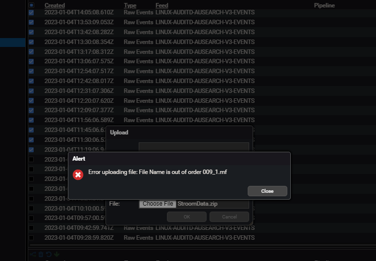 Export Of Multiple Streams Results In A Zip File That Cannot Be Imported To Another Stroom 3651