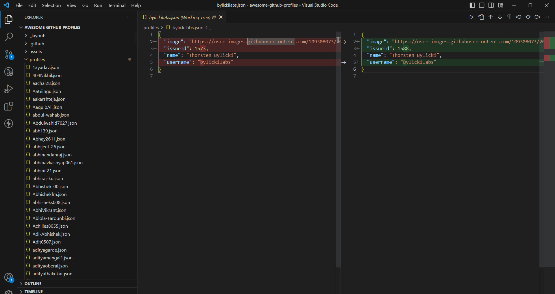 [OTHER]: bug while contributing locally · Issue #1857 · EddieHubCommunity/awesome-github ...