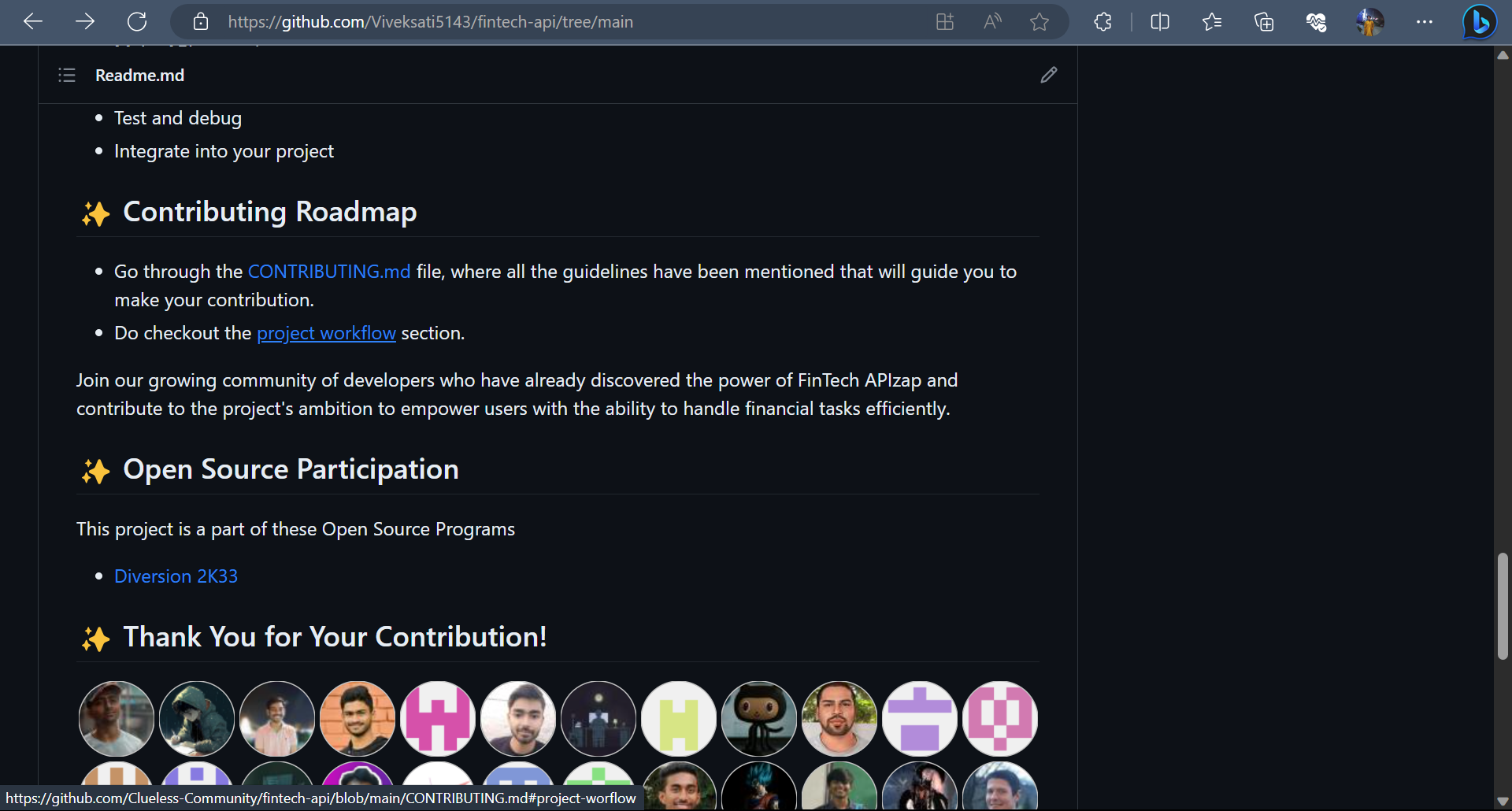 [Documentation] Update README.md · Issue #466 · Clueless-Community/fintech-api · GitHub