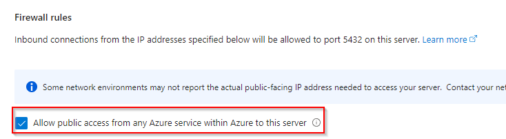 Postgresql Flexible Servers Publicnetworkaccess Is Readonly Despite Being Clickable In The