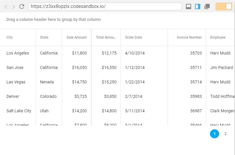 Group summaries come over fixed columns when scrolling horizontally · Issue #4813 · DevExpress ...