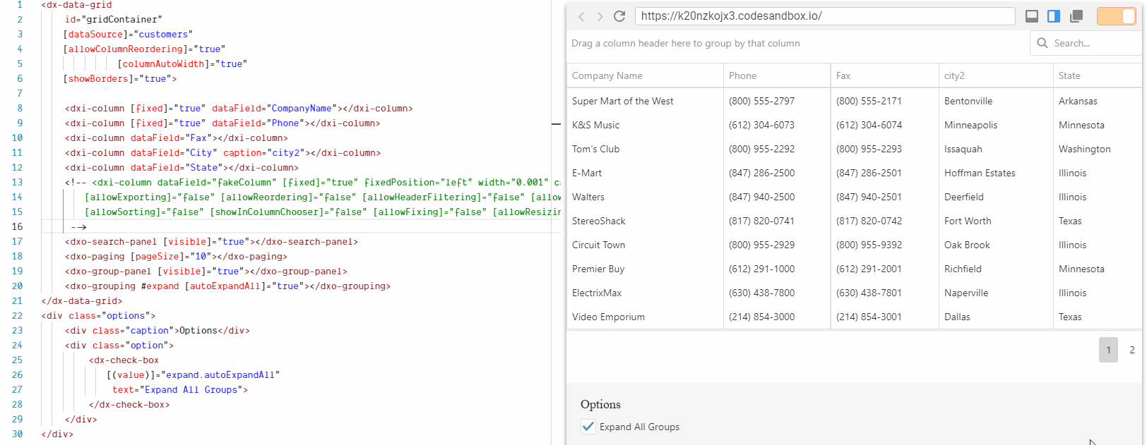 Group Summaries Come Over Fixed Columns When Scrolling Horizontally · Issue 4813 · Devexpress