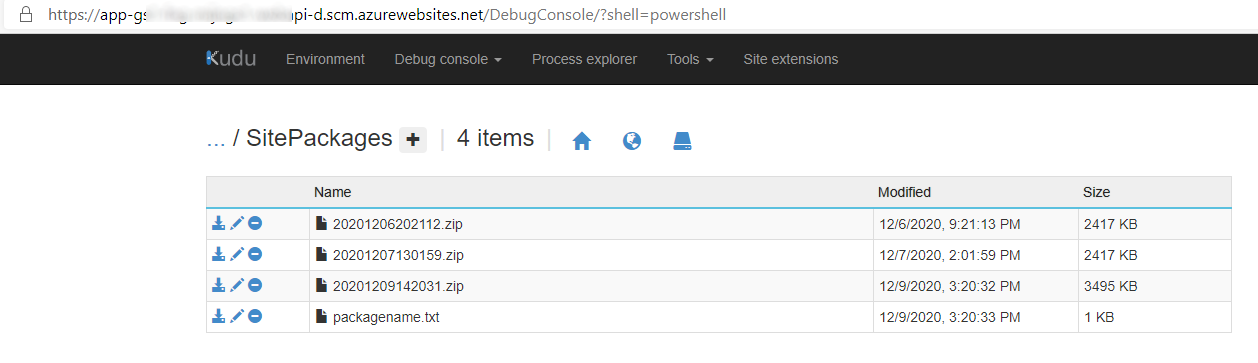 WEBSITE_RUN_FROM_PACKAGE not creating packagename.txt - deployment failed · Issue #3009 ...