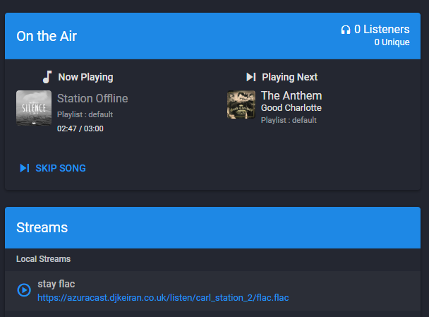 When you have flac · Issue #5701 · AzuraCast/AzuraCast · GitHub