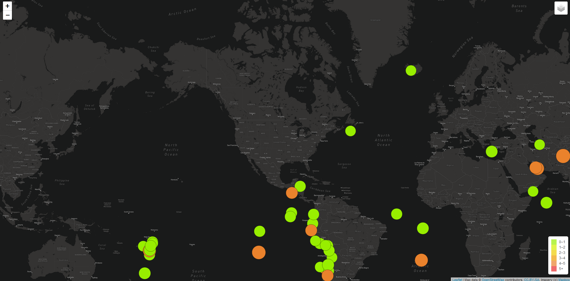 GitHub - marcelineackerman/Mapping-Earthquakes: Data visualization of ...