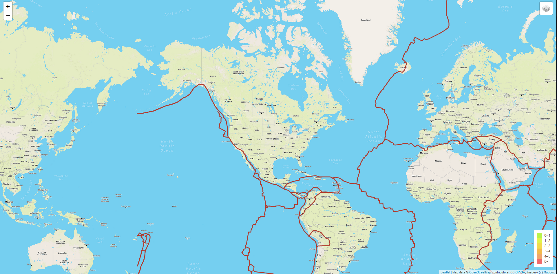 GitHub - marcelineackerman/Mapping-Earthquakes: Data visualization of earthquakes around the ...