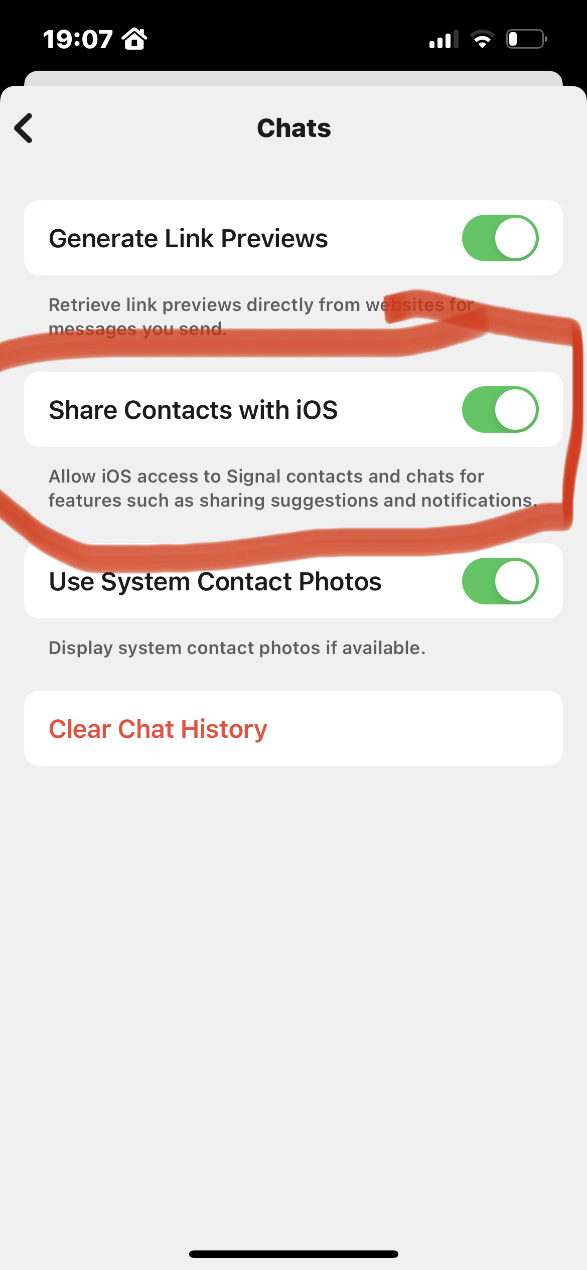 Missing Signal Contacts in sharing sheet · Issue #5282 · signalapp/Signal-iOS · GitHub