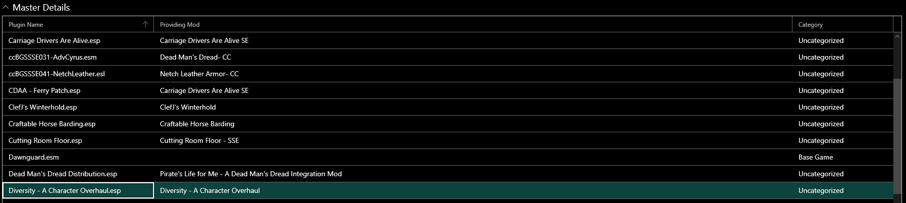 File stuck as Master, even when no NPCs are using defaults from that mod · Issue #147 ...