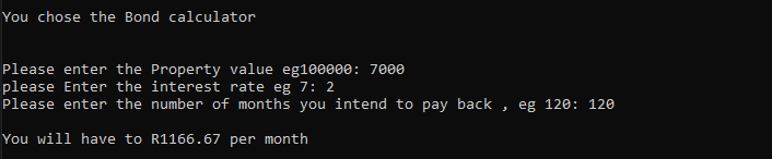 GitHub - Cl1ntonm/PersonalFinanceCalculator: HyperionDev Level 1 ,Capstone 1 project -Variables ...
