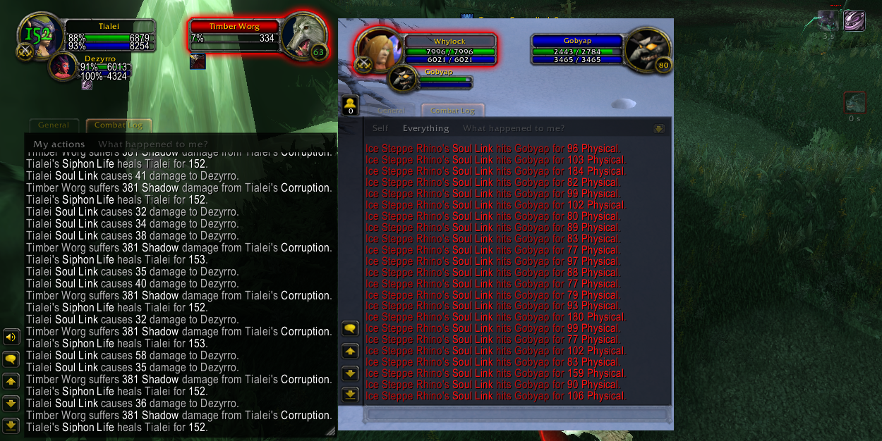 Soul Link Wrong Targets In Combat Log · Issue 13306 · Azerothcoreazerothcore Wotlk · Github 