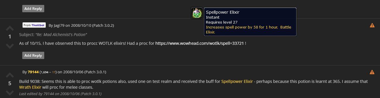 [TBC] Mad Alchemist's Potion without bonus effect · Issue #14419 · azerothcore/azerothcore-wotlk ...
