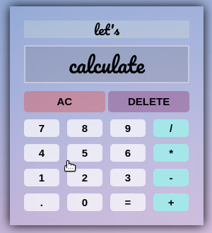 GitHub - MrACIID/Calculator: a Calculator project from "The Odin Project"