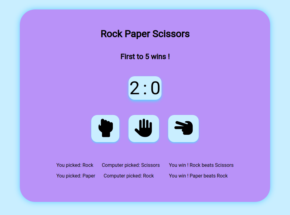 GitHub - MrACIID/Rock-paper-scissors: Javascript project for "The Odin Project"