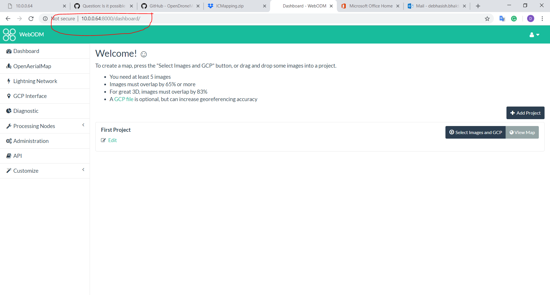 Question: Is it possible to change default port? · Issue #235 · OpenDroneMap/WebODM · GitHub