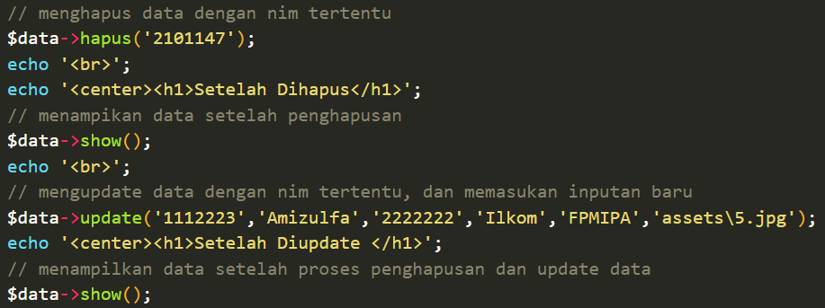 GitHub - amizulfa/LATIHAN1DPBO2023: Latihan Praktikum 1 Mata Kuliah Desain dan Pemrograman ...