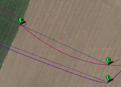 Copter Spline Path Is Slightly Different If Next Command Is Straight Vs Spline With Delay Both