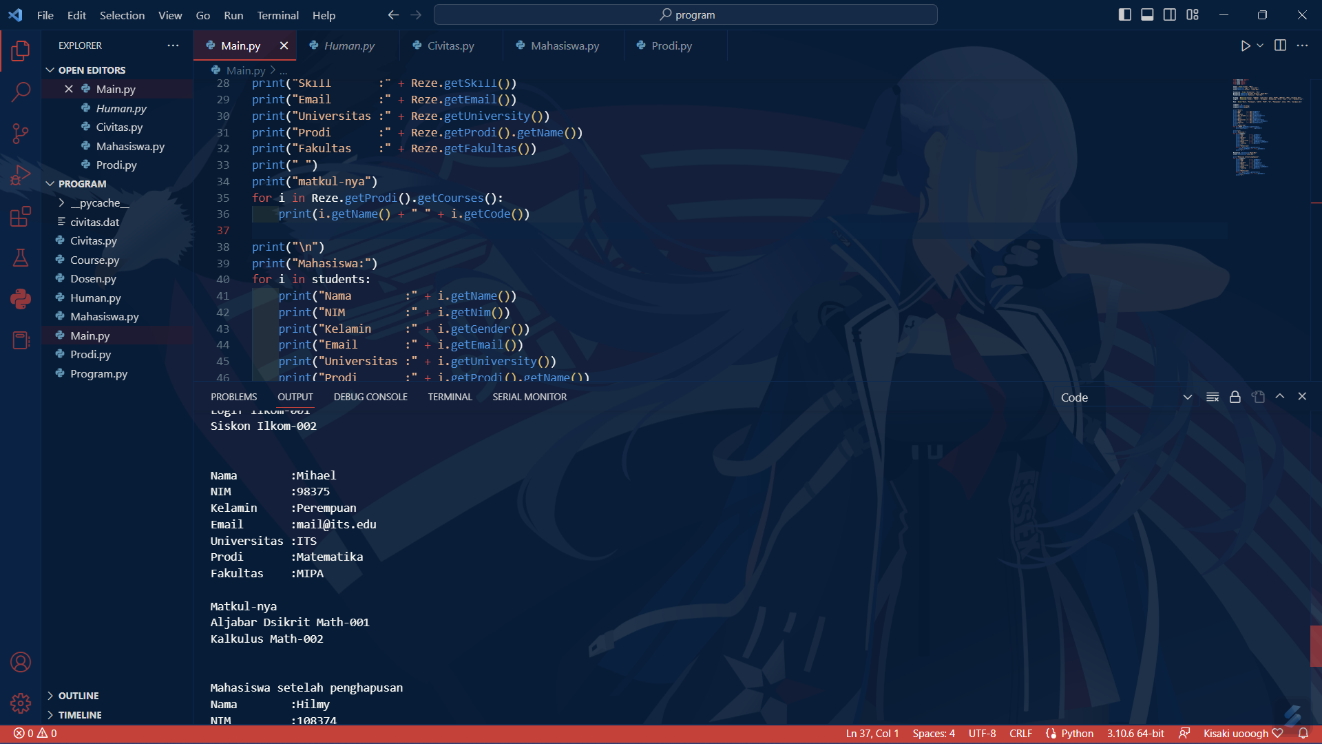 GitHub - davinUpi/LATIHAN4DPBO2023: LATIHAN4DPBO2023