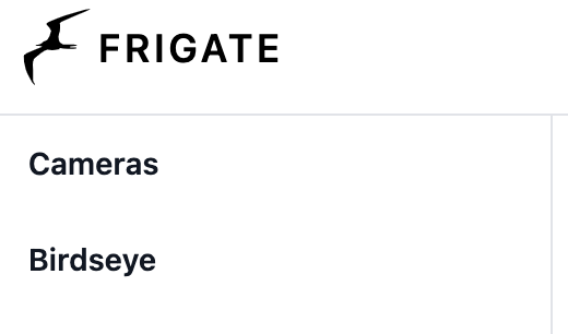 "Camera" menu is not highlighted when you first enter Frigate · Issue ...