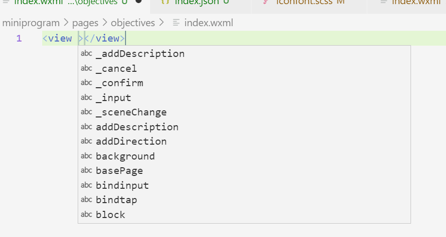 [Bug]: 标签补全之后，需要先删除空格，再输入空格，然后才能触发属性补全 · Issue #163 · wx-minapp/minapp-vscode · GitHub