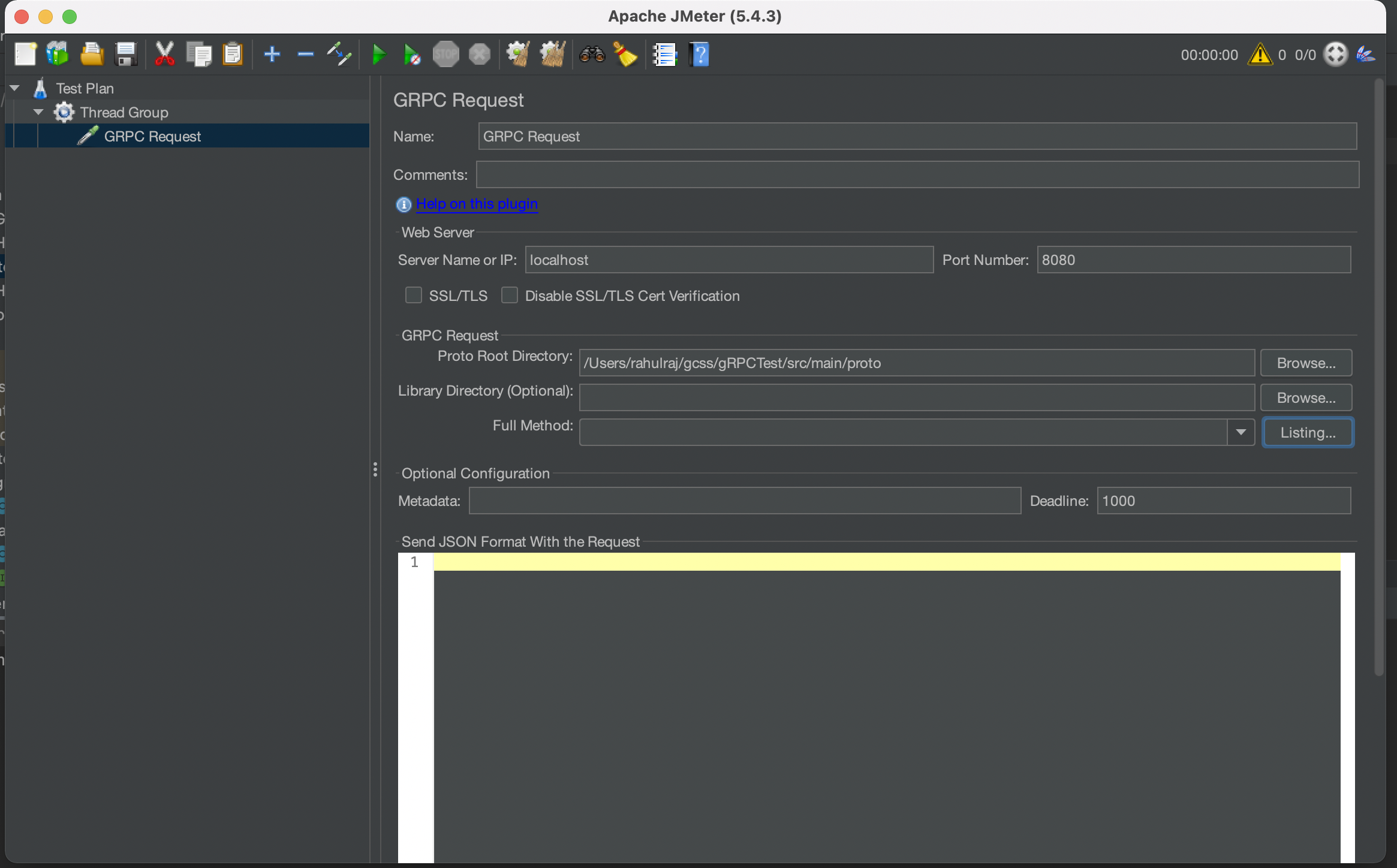 Plugin is unusable at the moment - unable to import proto files and methods are not getting ...