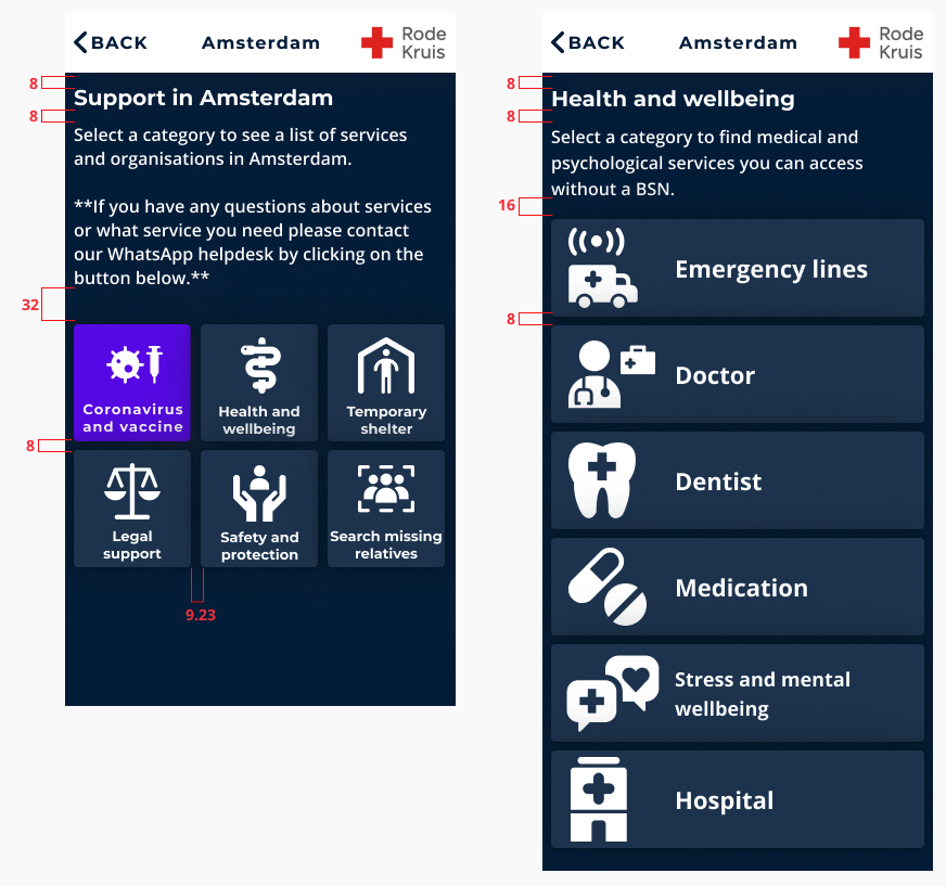 Category list-pages and Category-detail pages use the new design · Issue #113 · rodekruis ...