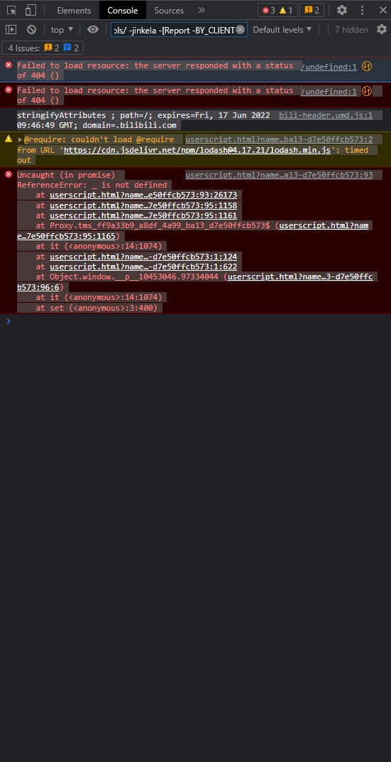 运行脚本面板入口消失脚本失效 · Issue #3336 · the1812/Bilibili-Evolved · GitHub