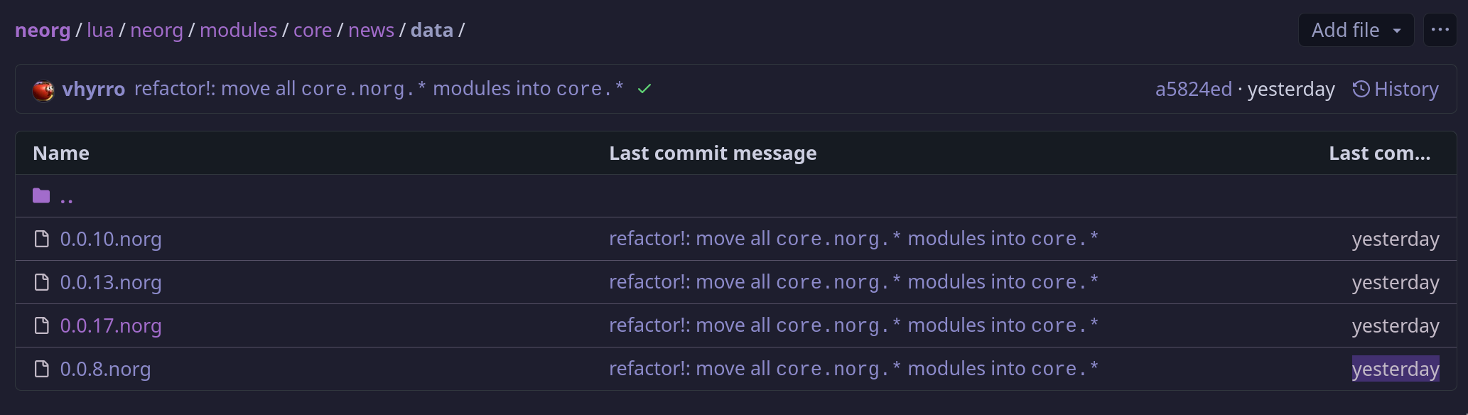 No news command · Issue #801 · nvim-neorg/neorg · GitHub