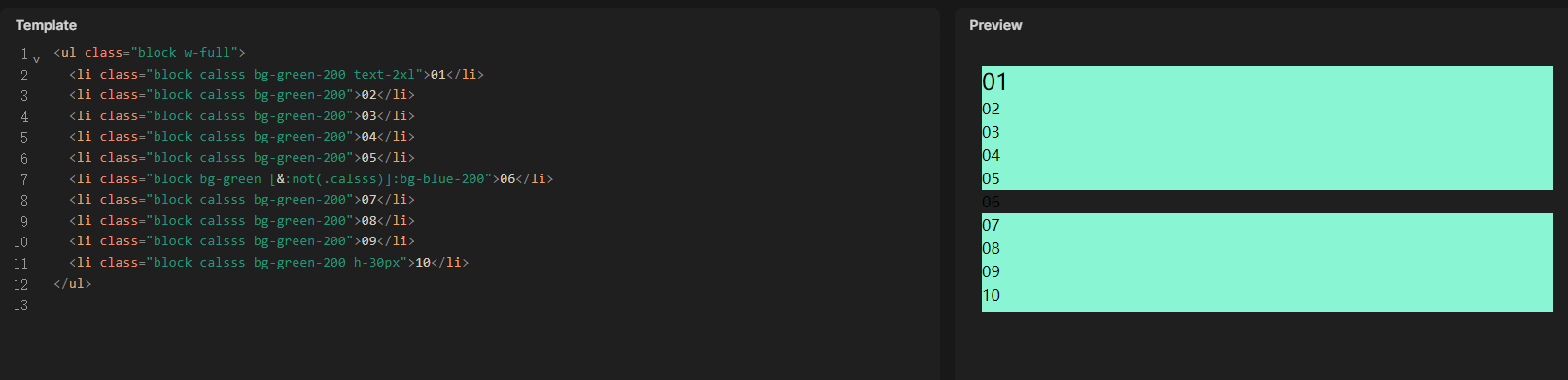 [feature request] windicss好像并不能像tailwind那样支持:not()伪类选择器 · Issue #841 · windicss/windicss · GitHub