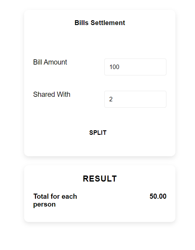 GitHub - Aarthika26/SplitBill-Assessment