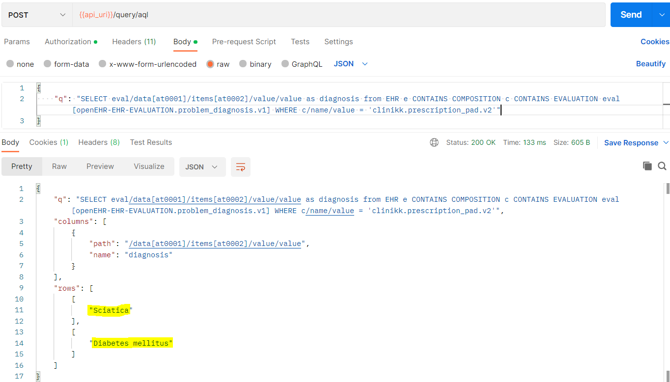 Aql Not Returning Multiple Diagnosis From One Composition · Issue 1019 · Ehrbaseehrbase · Github